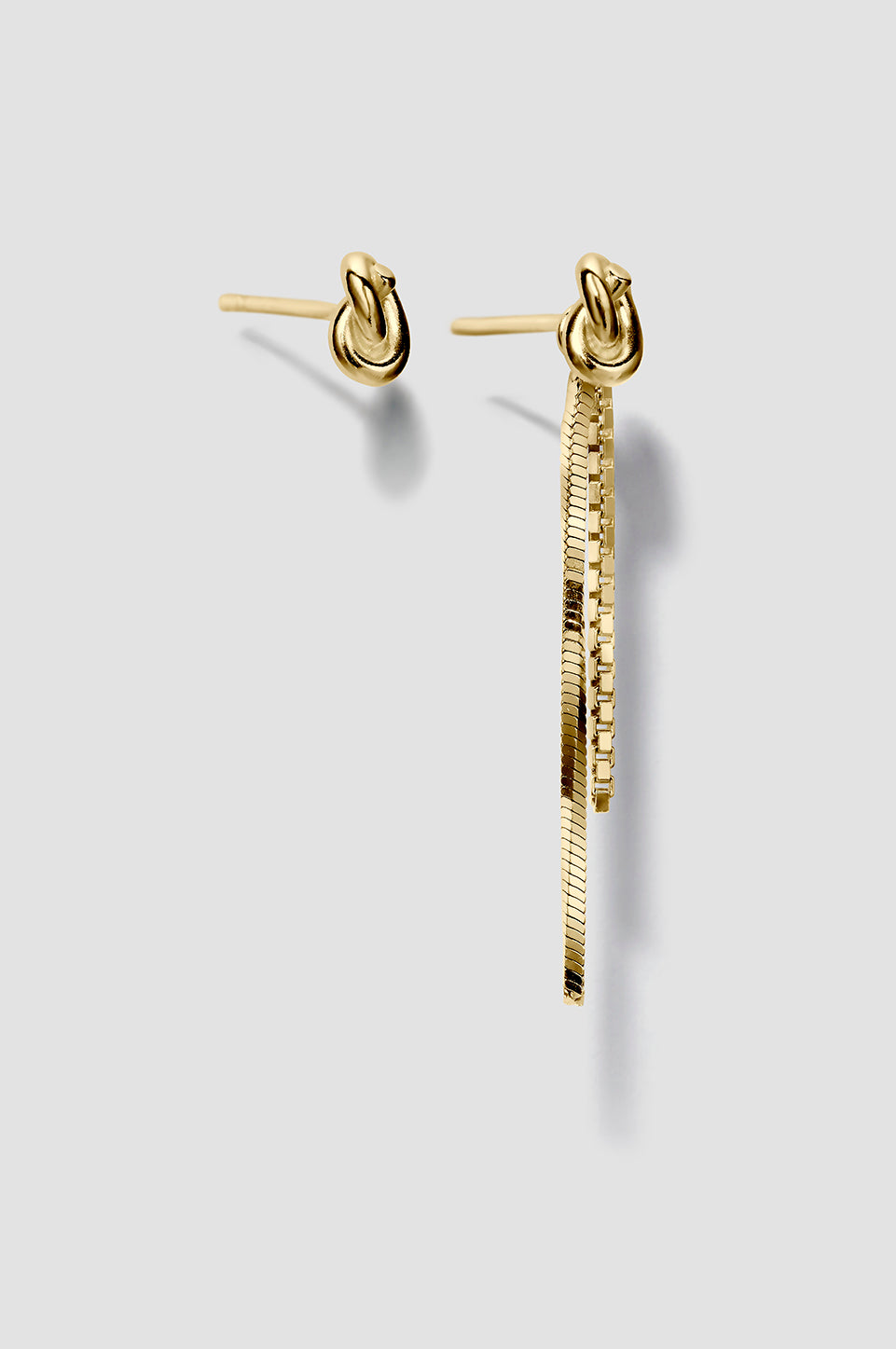 Sync Earring 01 Gold Plated Silver