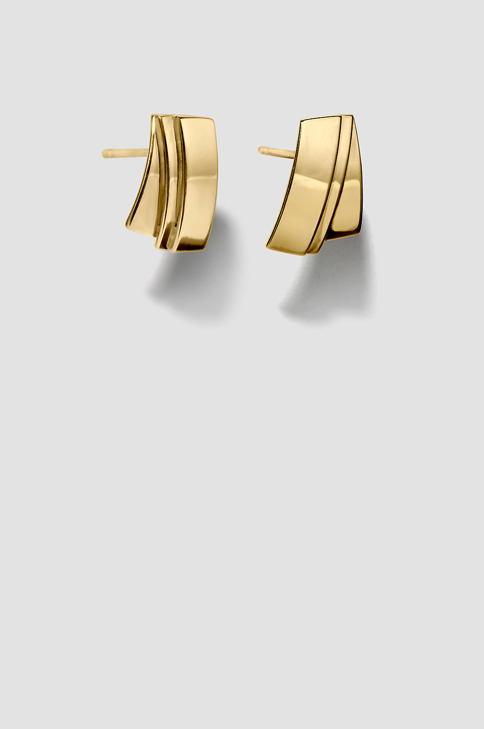 Sync Earring 06 Gold Plated Silver